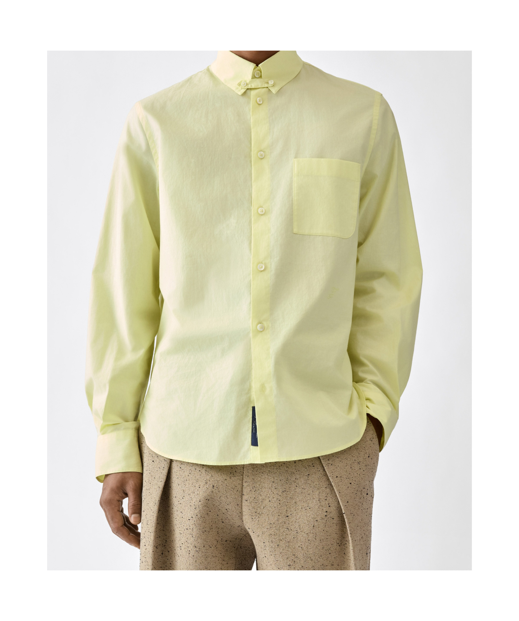 JACQUEMUS Tailleur double-layer button-down shirt